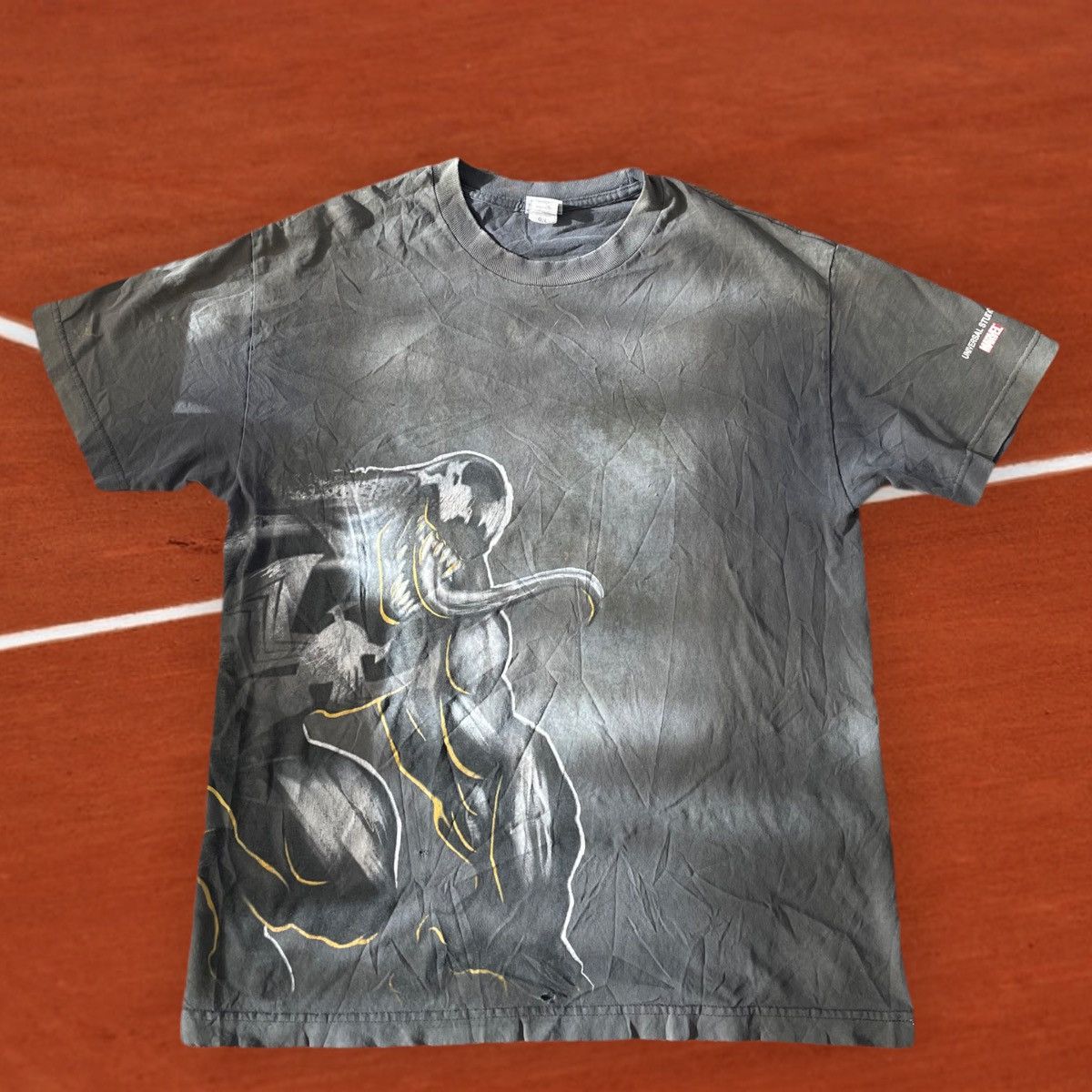 Vintage Vintage Y2K Marvel Mad Engine Venom Tee Universal Studios | Grailed