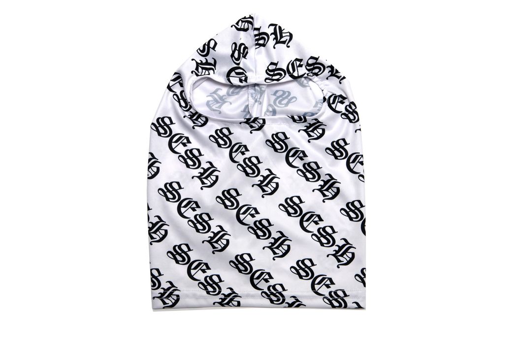 Team Sesh TEAMSESH BONES OLD ENGLISH BALACLAVA SKI MASK | Grailed