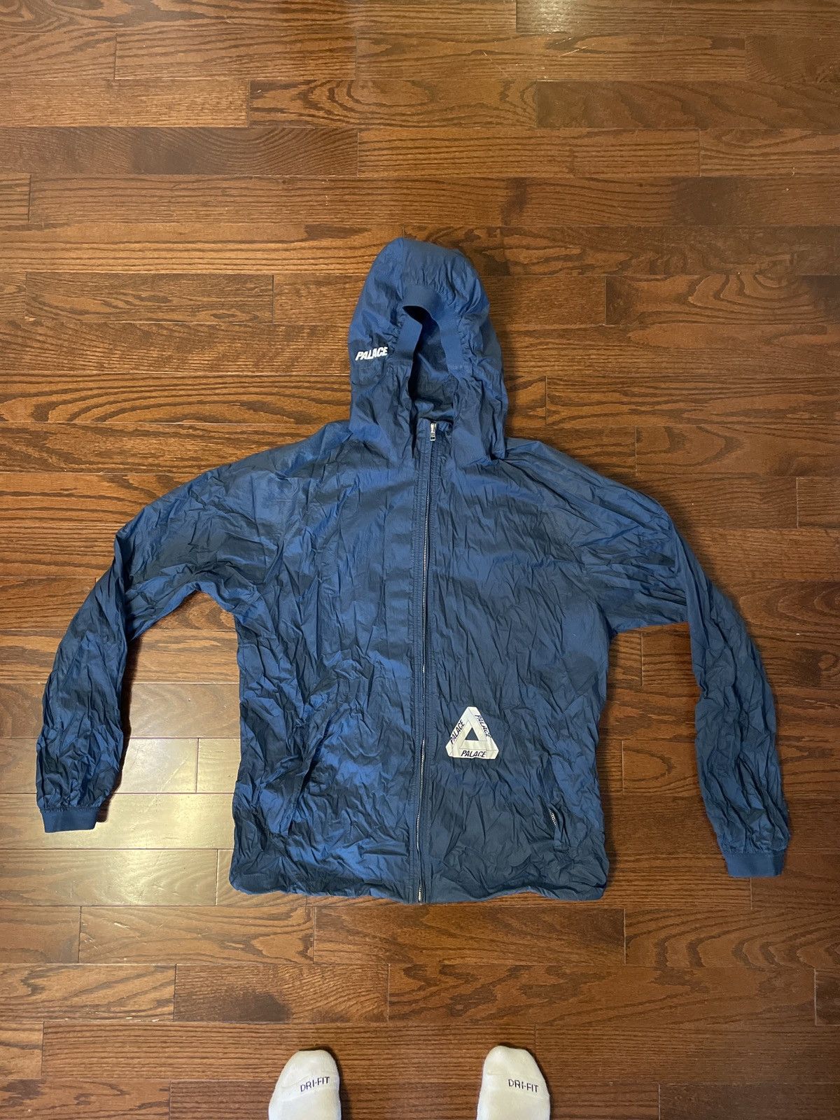 Palace Palace Windbreaker Blue Light Jacket Rain Coat | Grailed