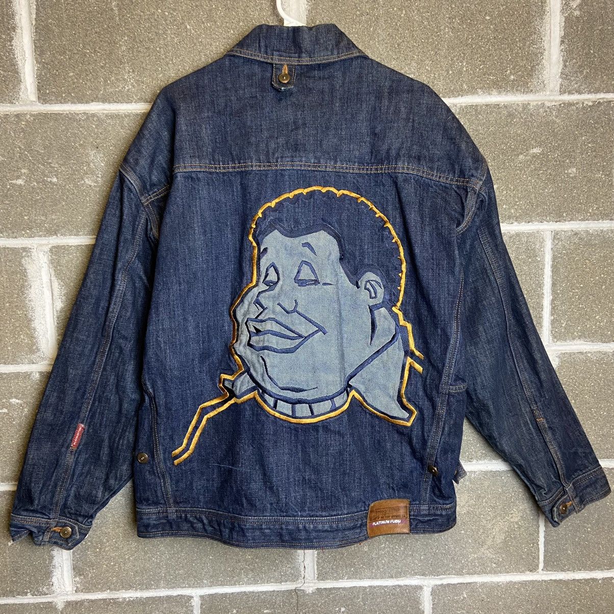 Fubu × Vintage Fubu Platinum Fat Albert Denim Jacket | Grailed
