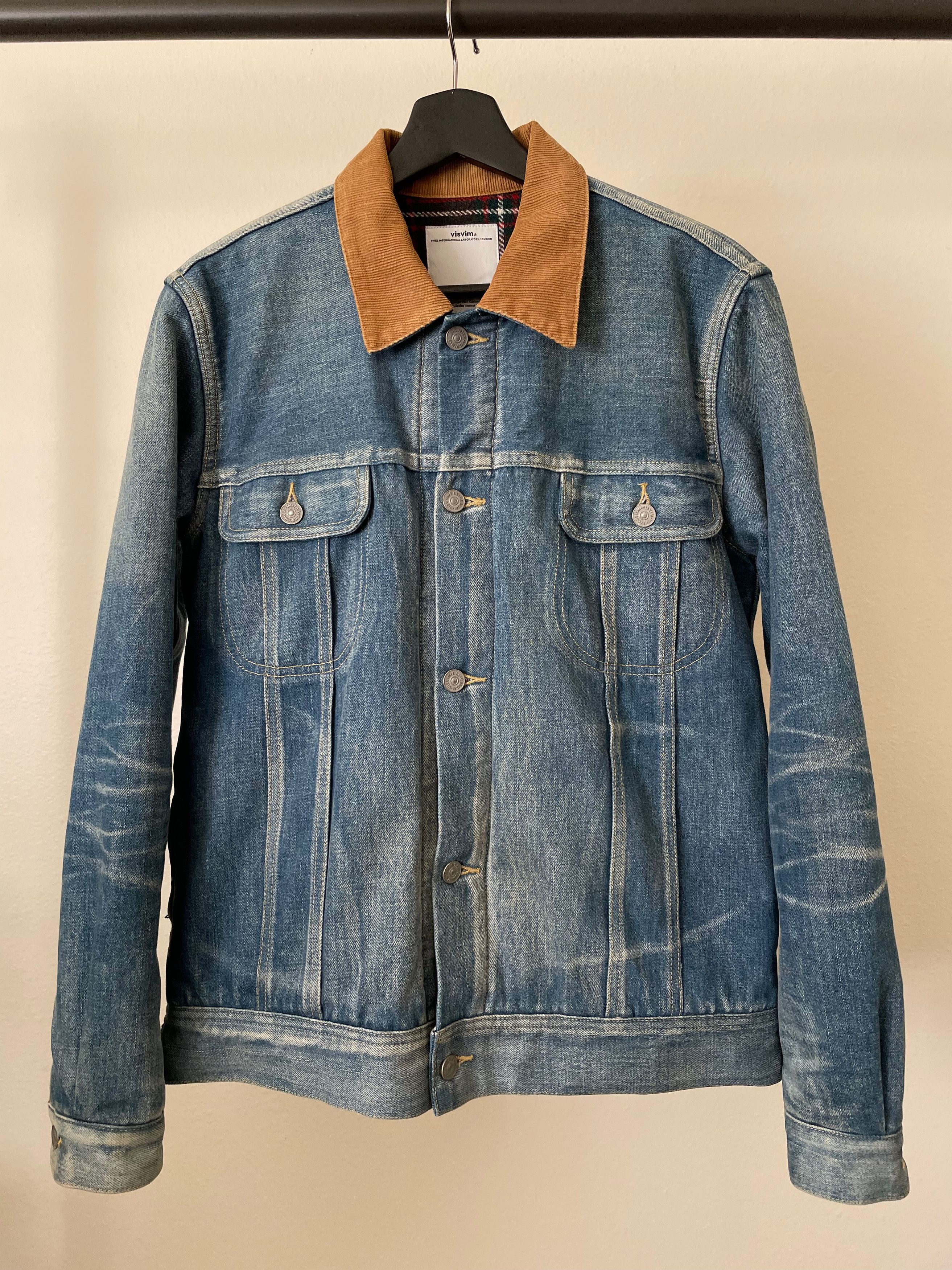 Visvim Visvim Storm Rider Denim Jacket Wool Lined | Grailed