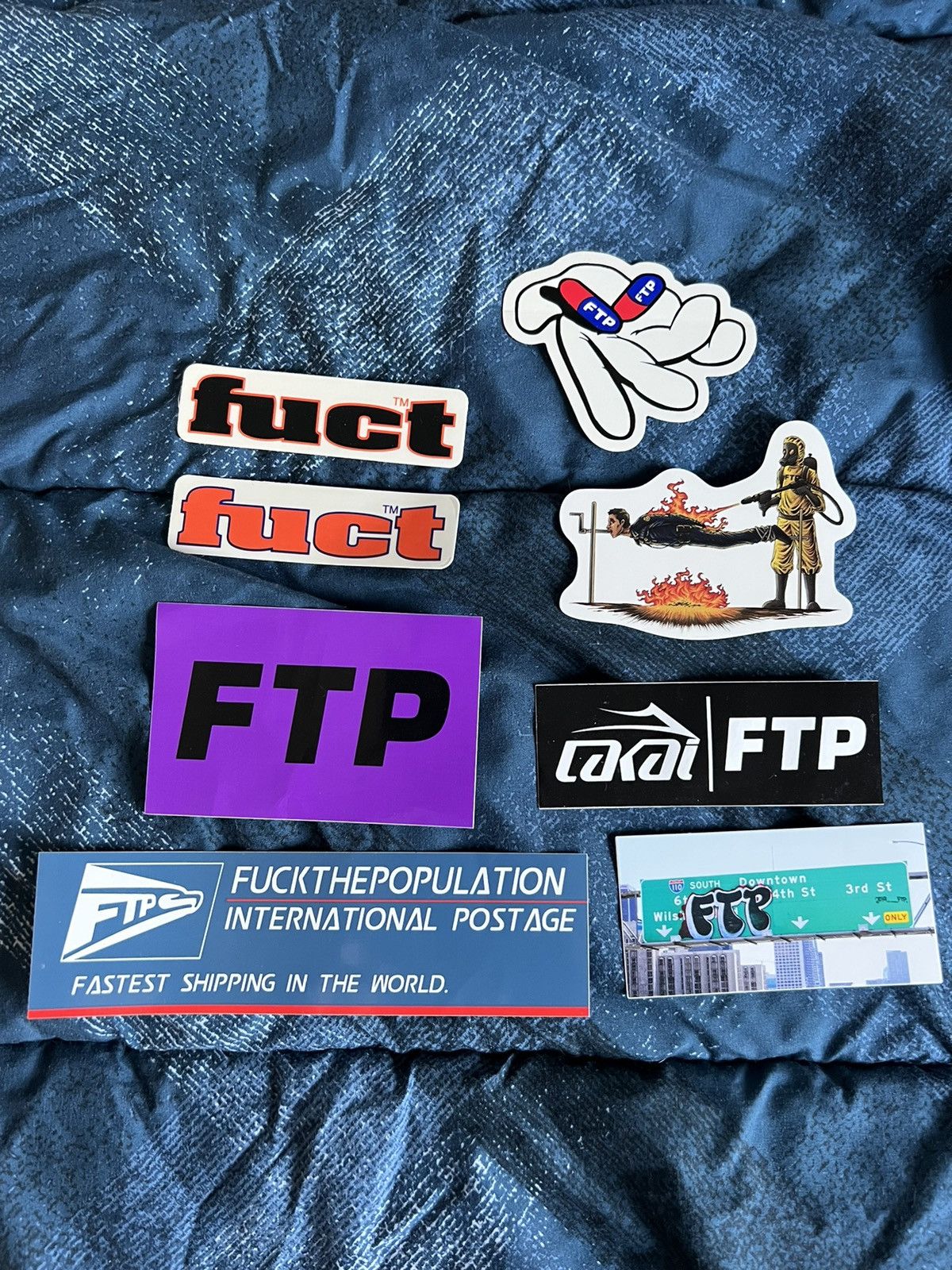 FUCT × Fuck The Population Fuck The Population x Fuct sticker bundle ...