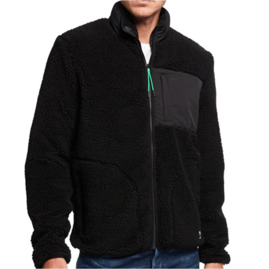 Wesc WESC Teddy Fleece Jacket Moritz Black L NWT | Grailed
