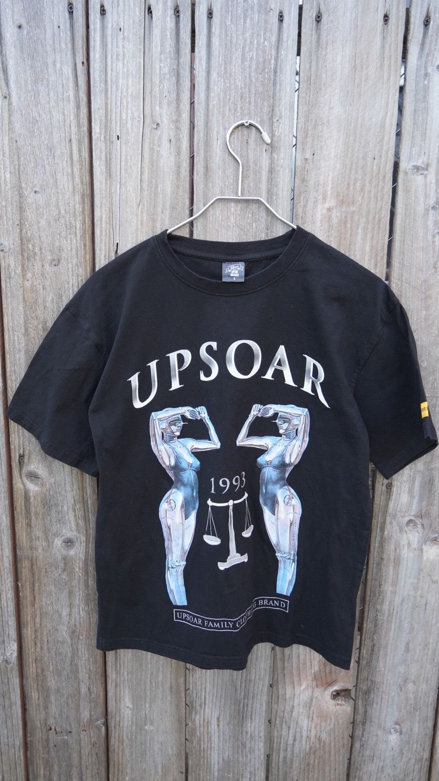 Japanese Brand Upsoar 1993 Black T Shirt | Grailed