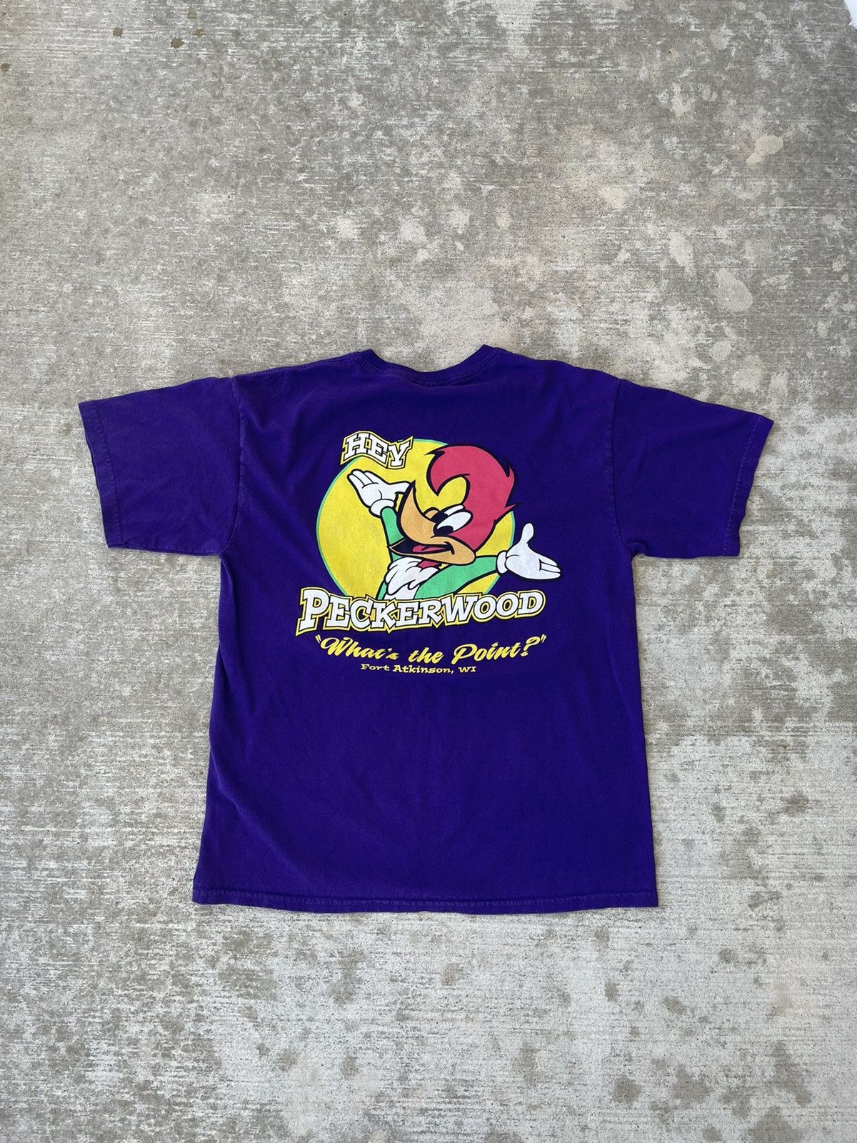 Vintage Vintage “Peckerwood” Graphic Cartoon Print Tee Shirt | Grailed