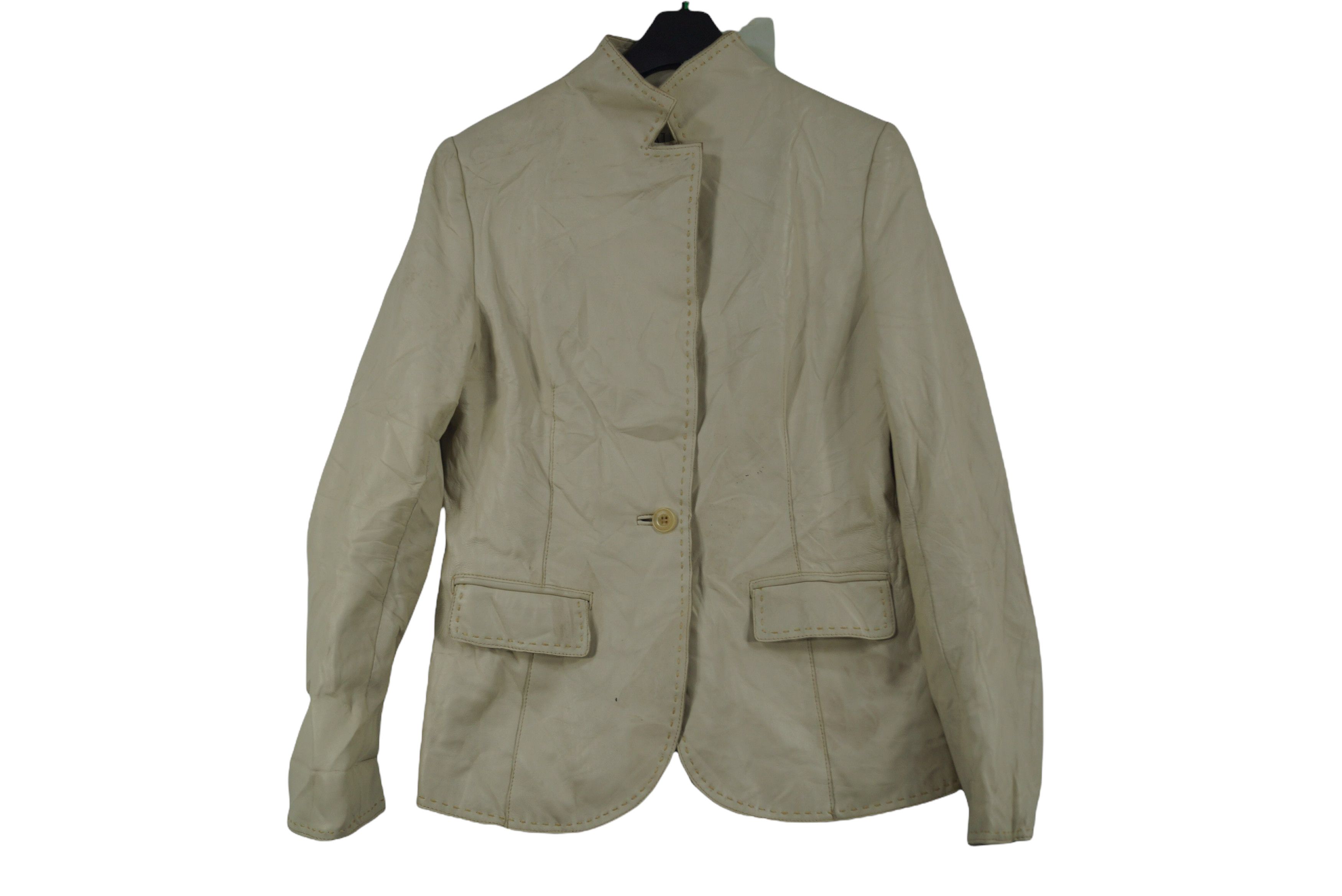 Balmain × Other Rare!! Balmain Paris Leather Coats Buttonup | Grailed