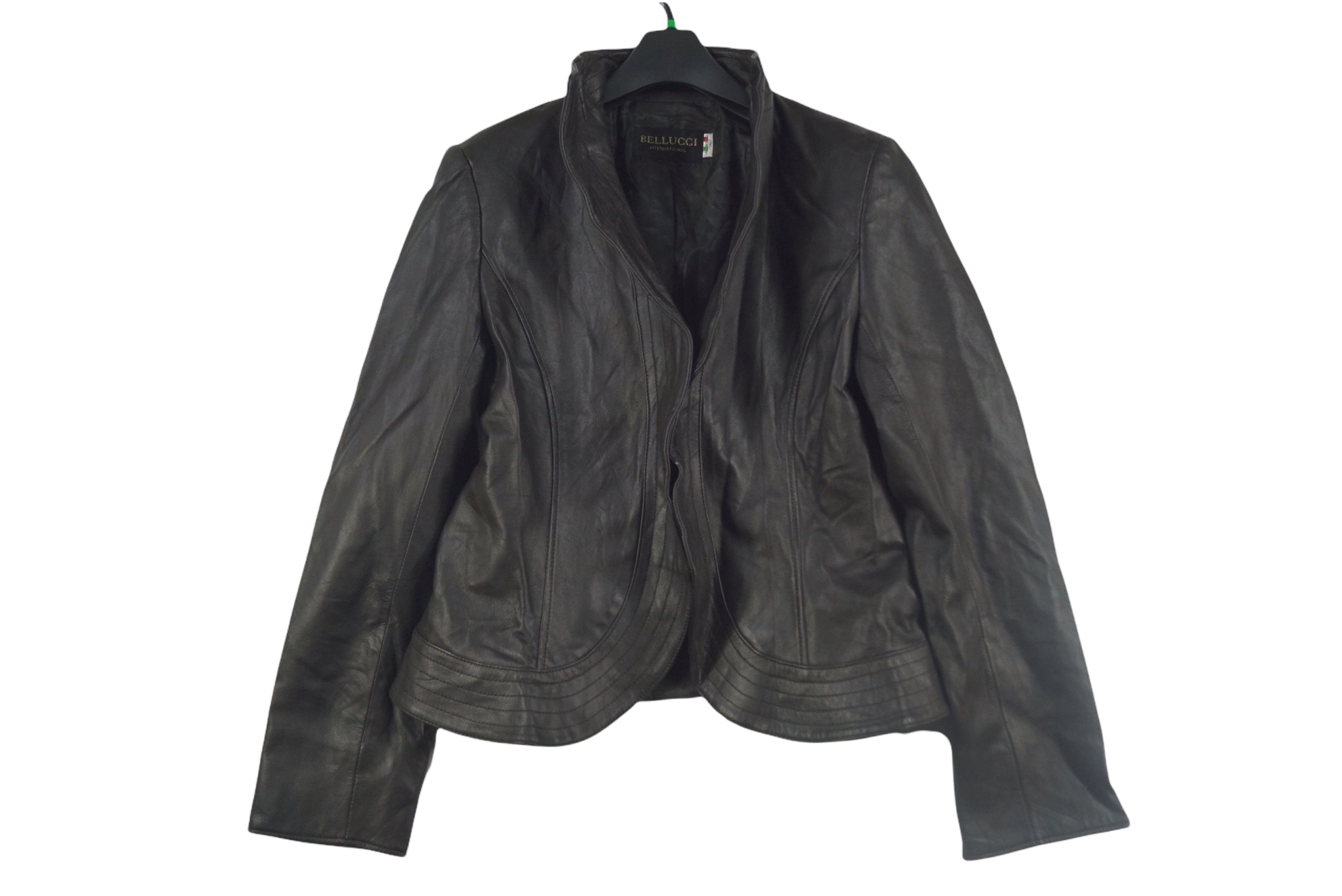 Other Rare!! Leather Jacket Bellucci Leather From Italy | Grailed