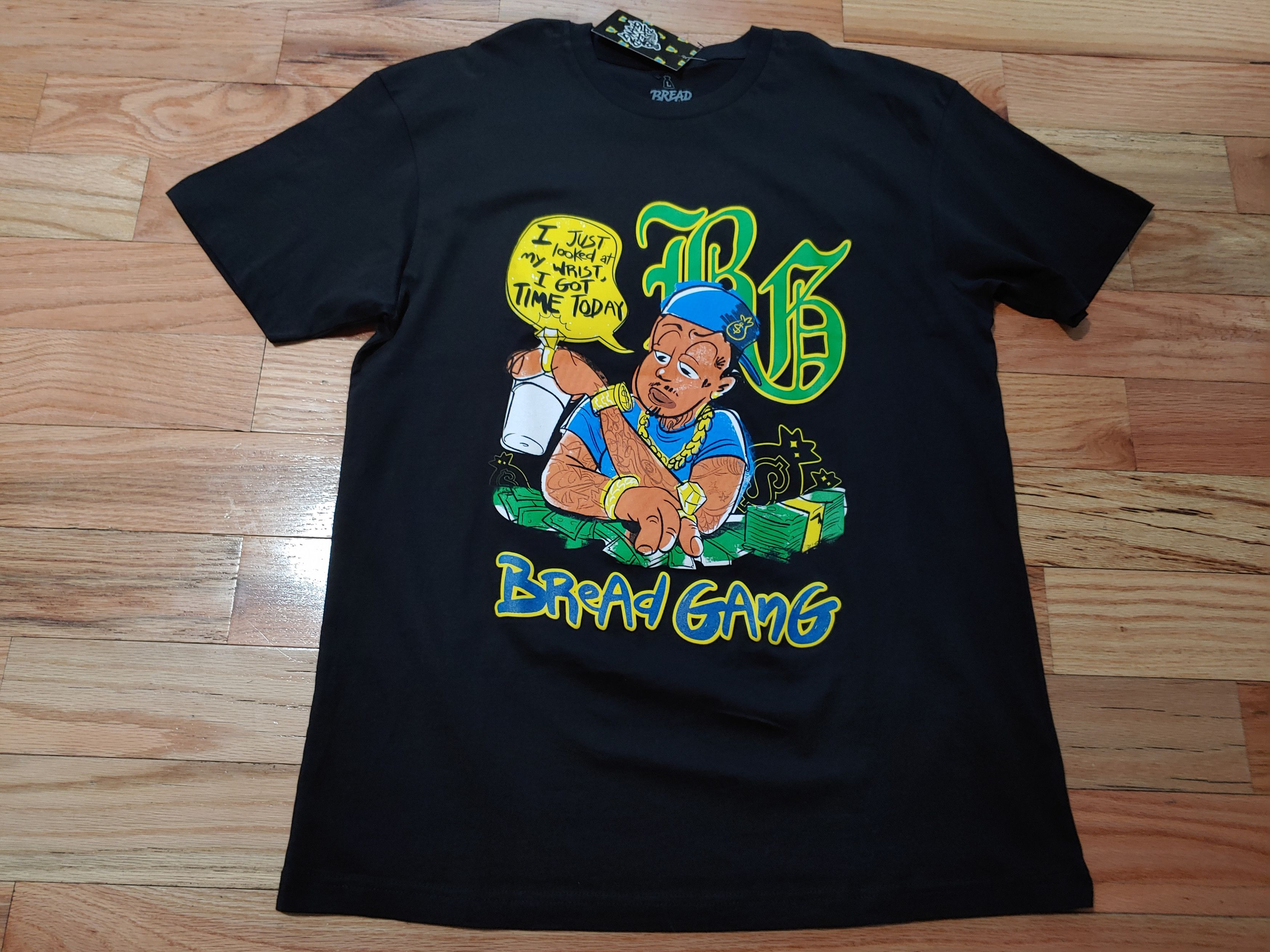 Rap Tees Money Bag Yo Bread Gang T Shirt | Grailed