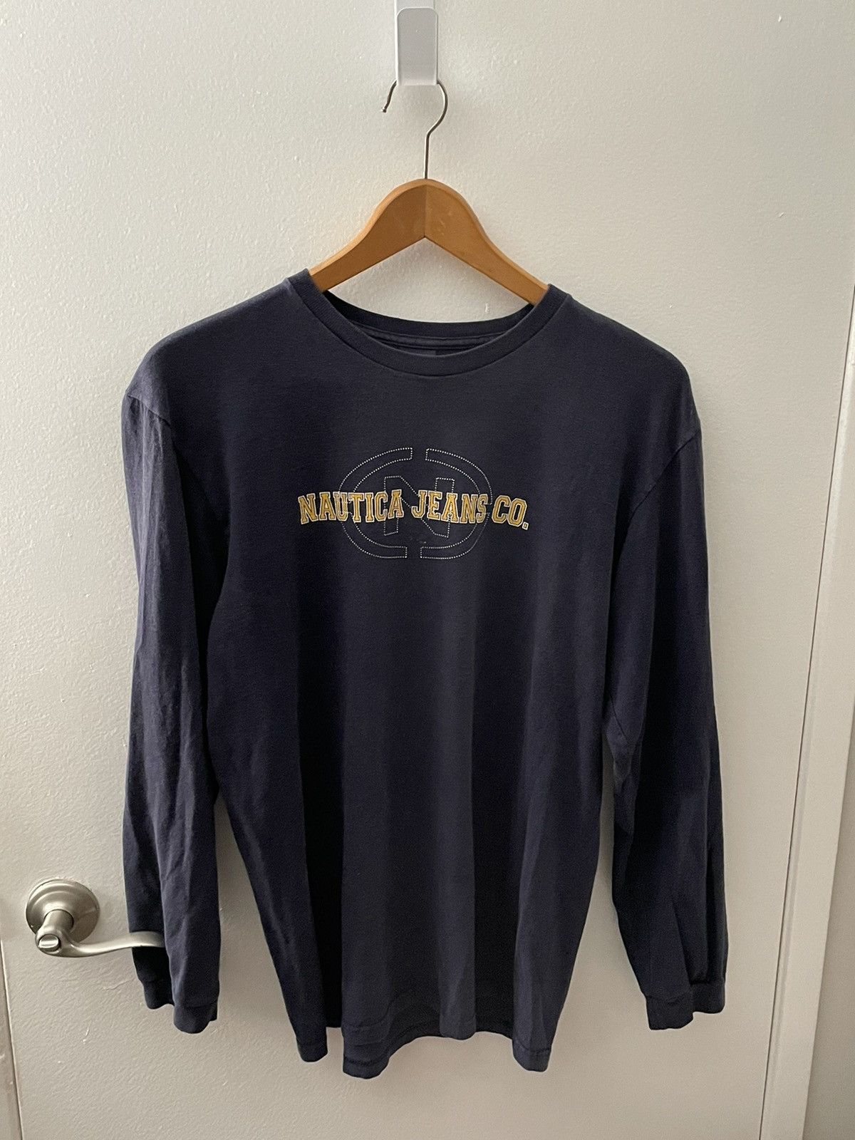 Nautica × Vintage Vintage Nautica Jeans logo Long-Sleeve | Grailed