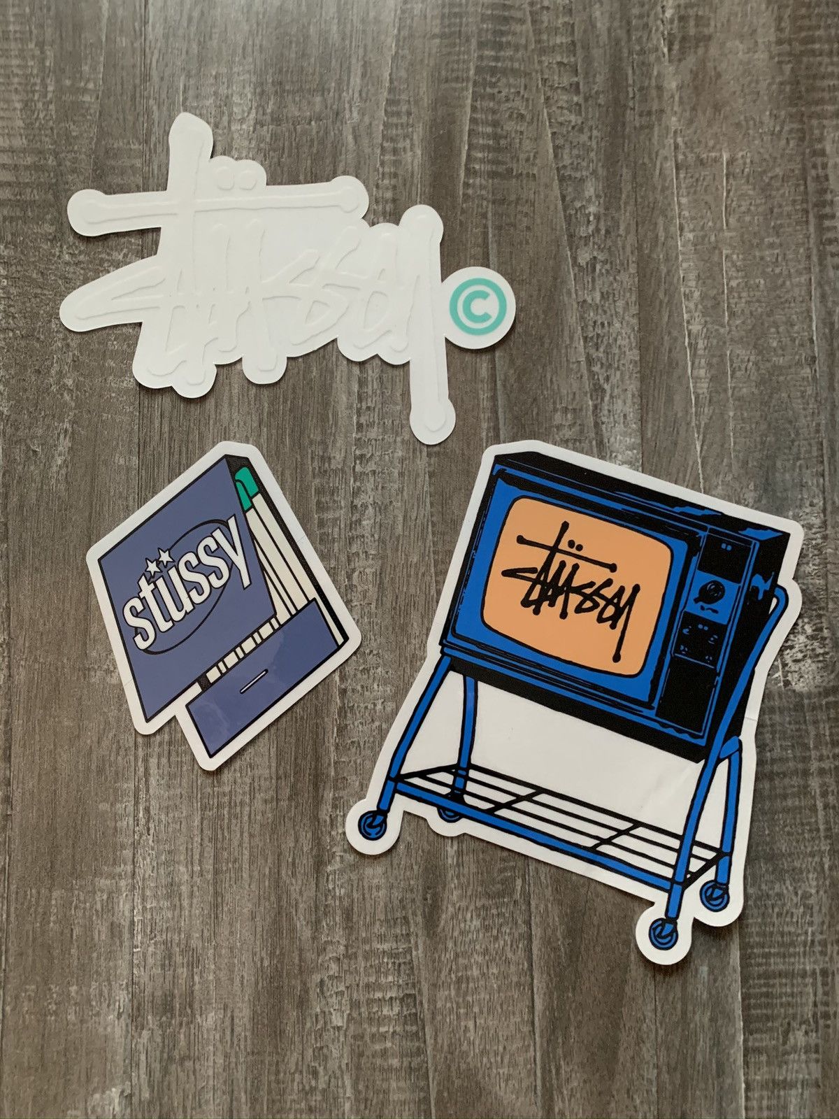 Stussy Stussy (3 pack) sticker set | Grailed