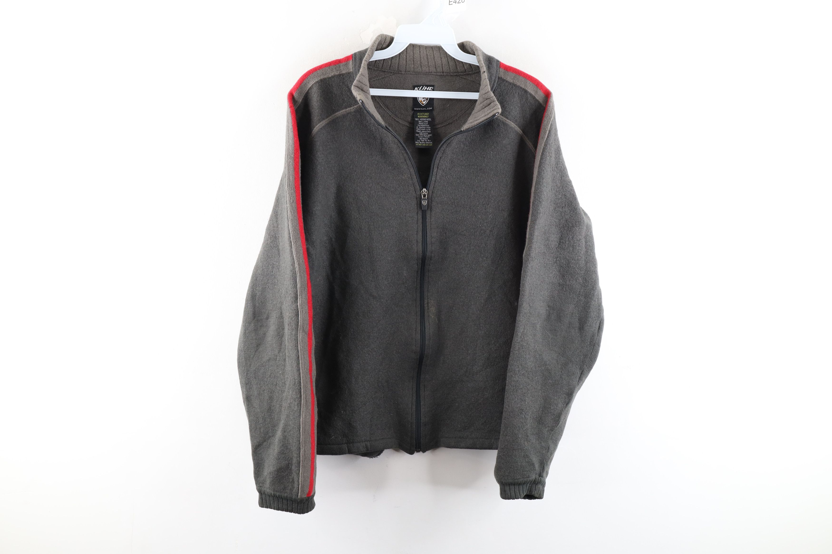 Kuhl × Vintage Kuhl Mountain Merino Wool Knit Full Zip Sweater Jacket ...