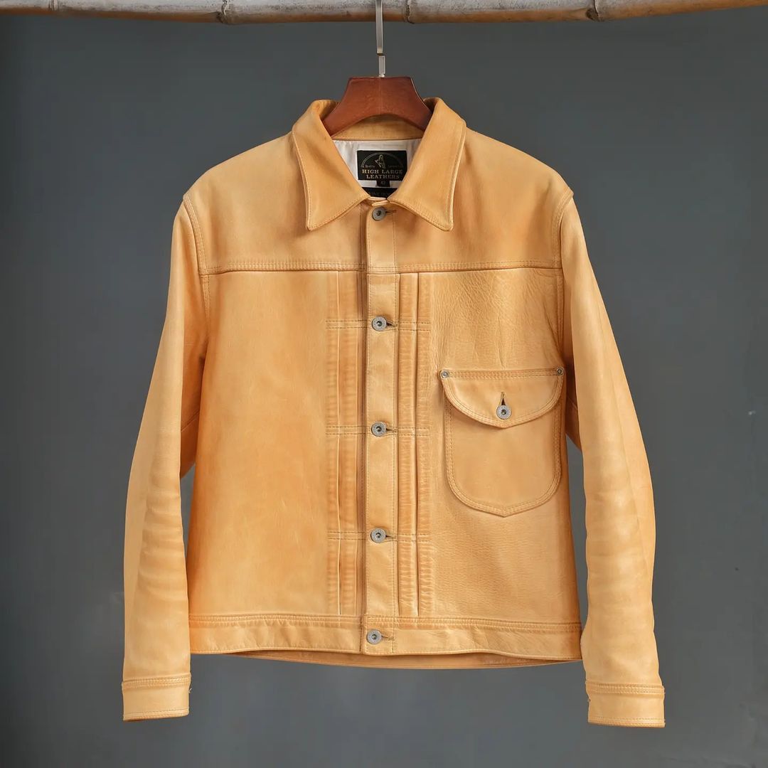 Fine Creek High large leather Horsehide natural Original Authentic ...