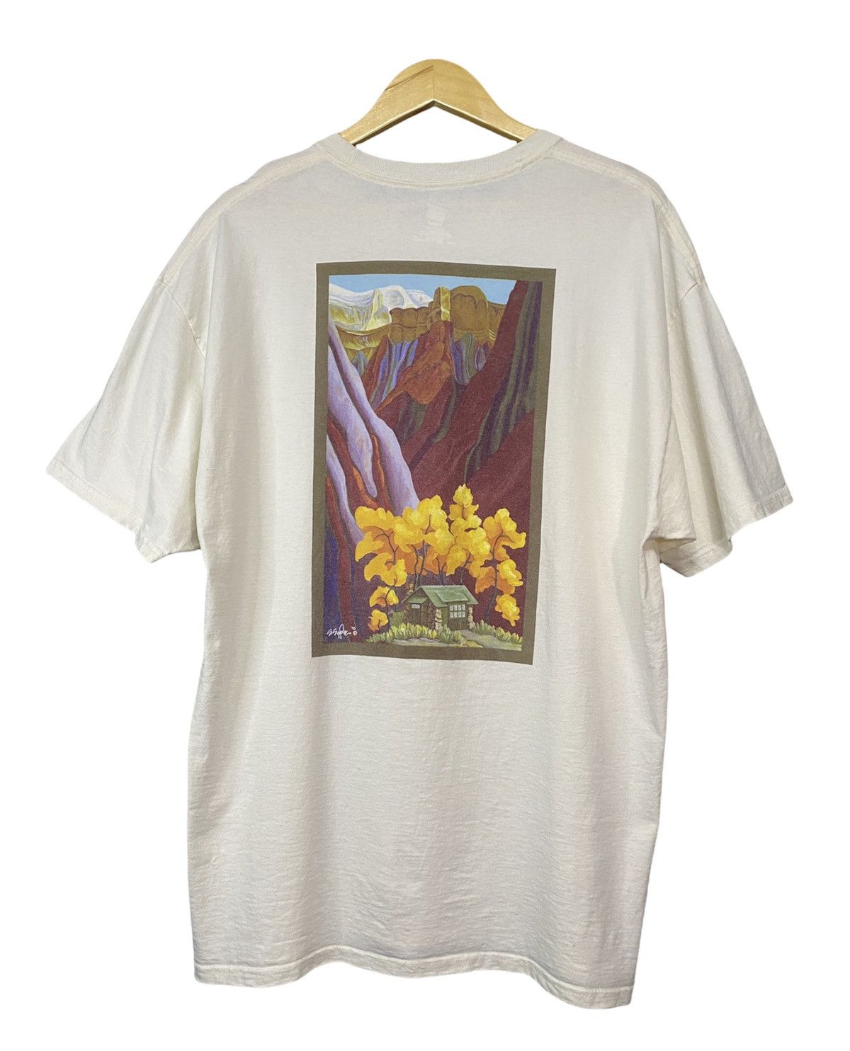 Art × Hanes × Vintage VINTAGE PHANTOM RANCH ART DRAWING T SHIRT | Grailed