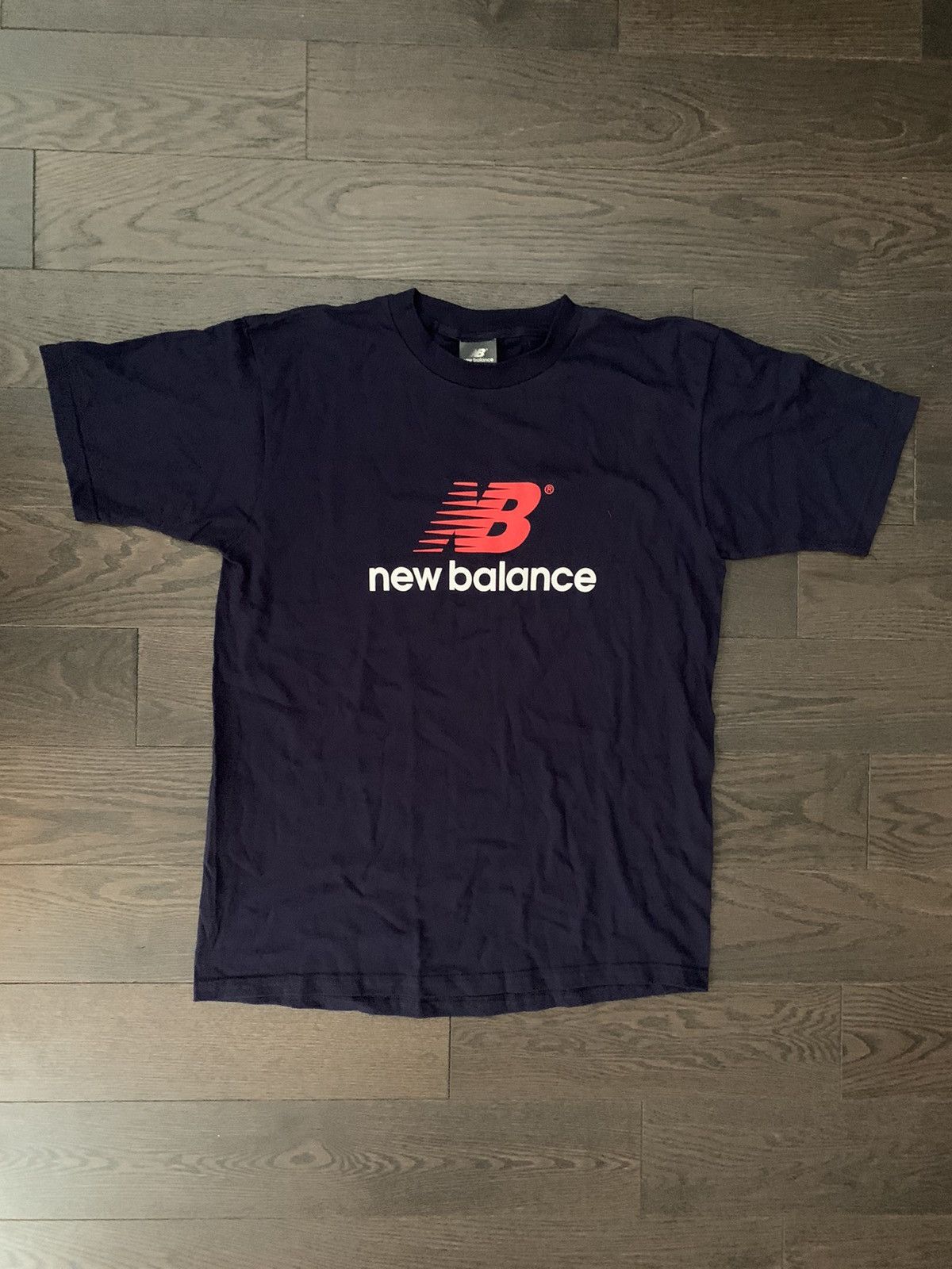 New Balance × Vintage Vintage New Balance Logo Shirt | Grailed