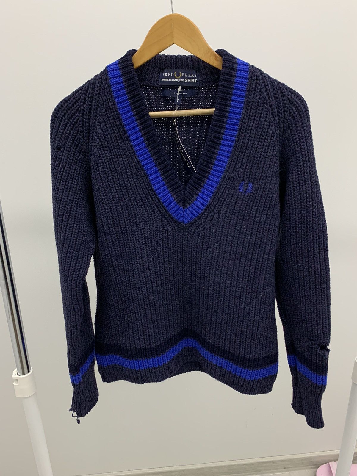 Comme des Garcons × Fred Perry Fred Perry x Comme Des Garcons Knit ...