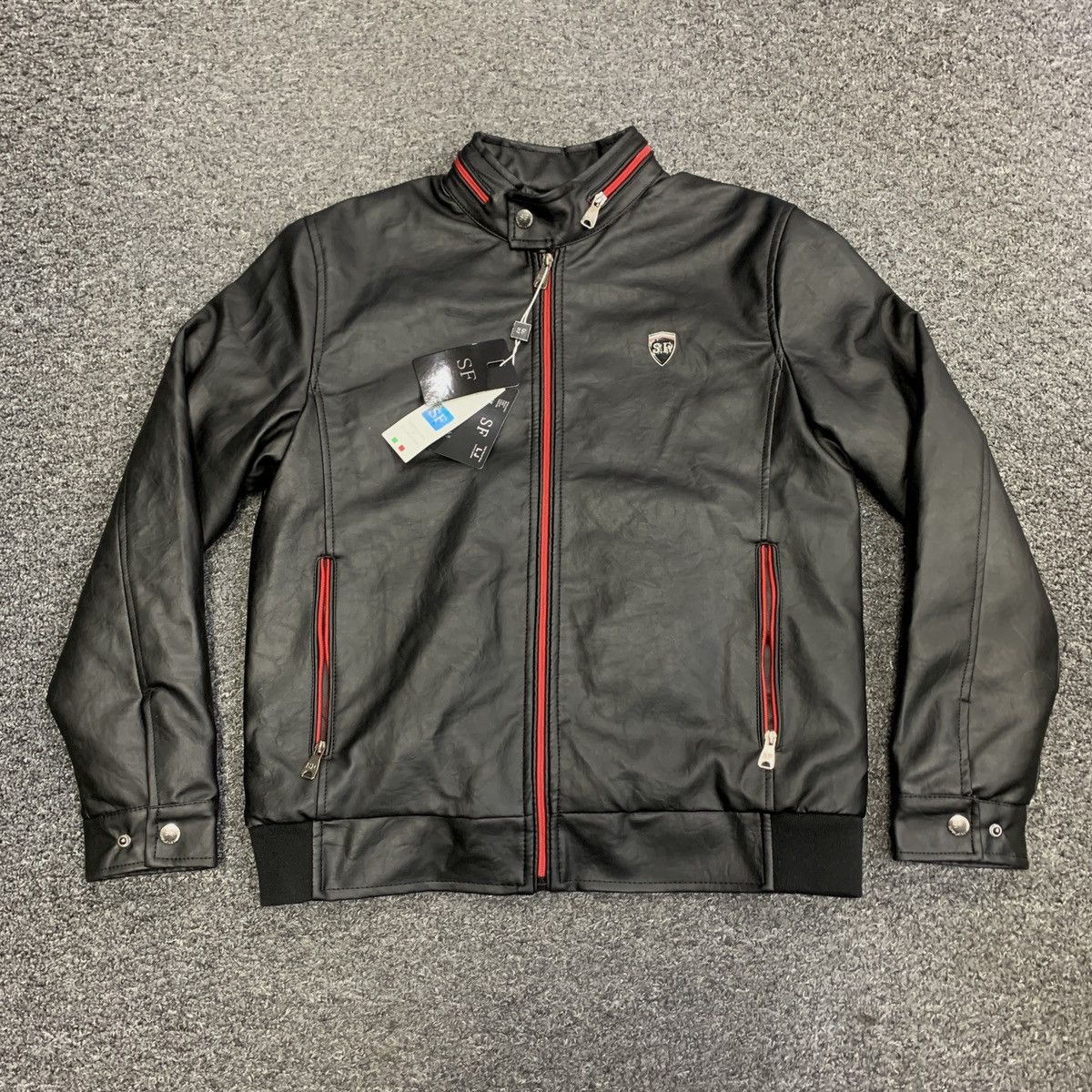 Italian Designers NWT Superlative Fashion Made In Italy Black Leather ...