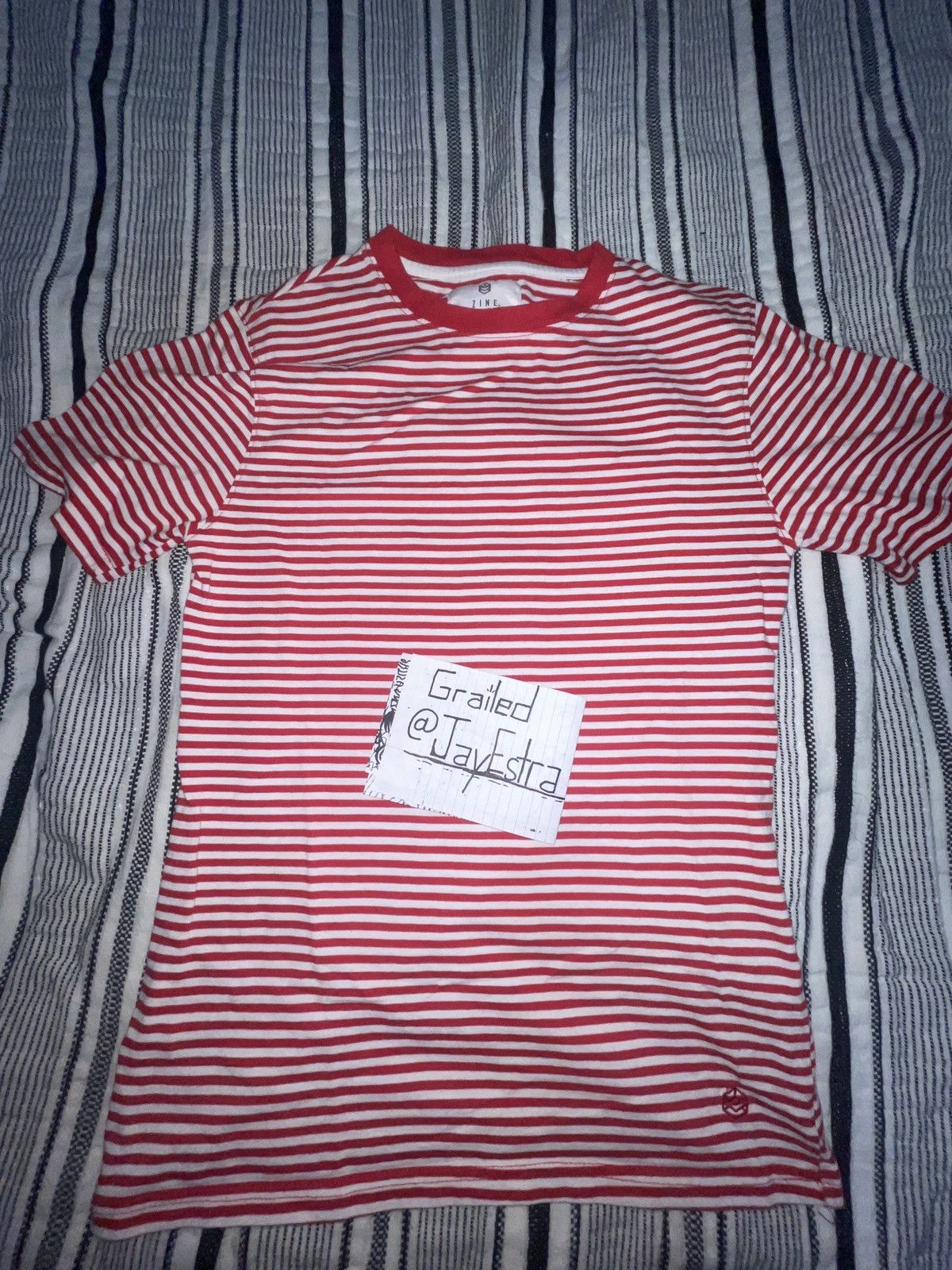 Zine Red And White Zine T-Shirt | Grailed