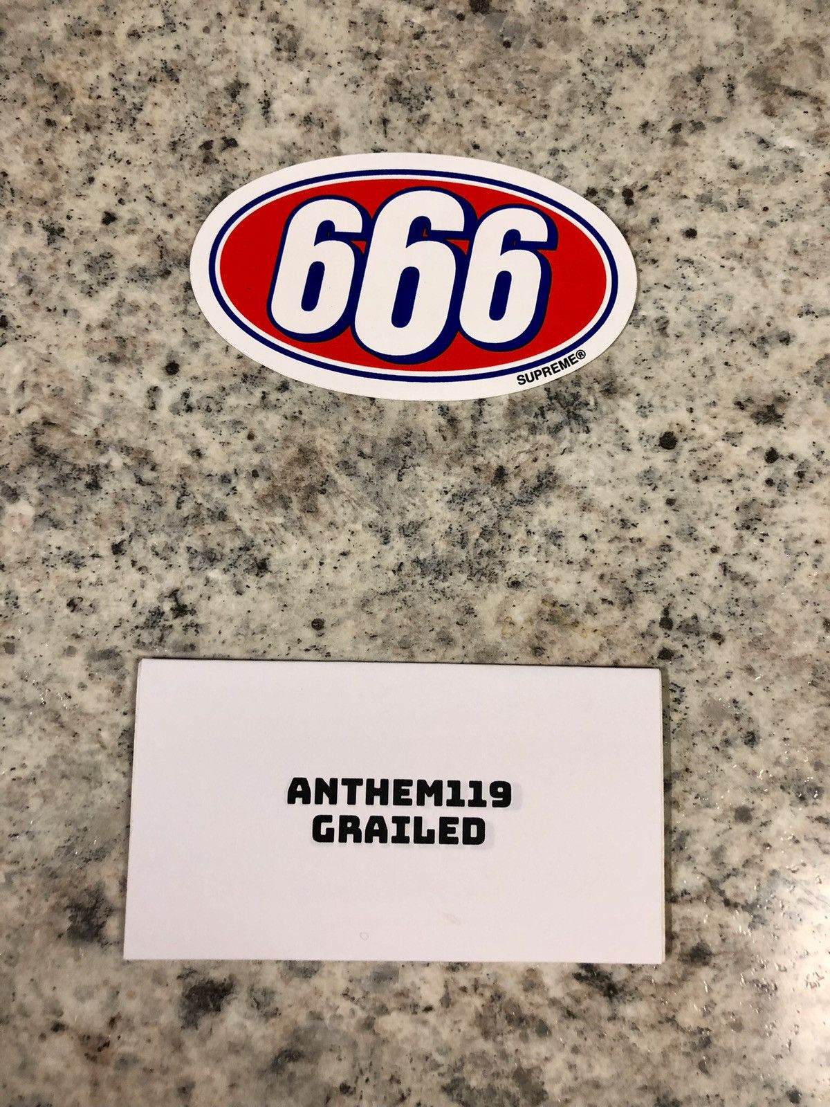 Supreme Supreme 666 Sticker | Grailed