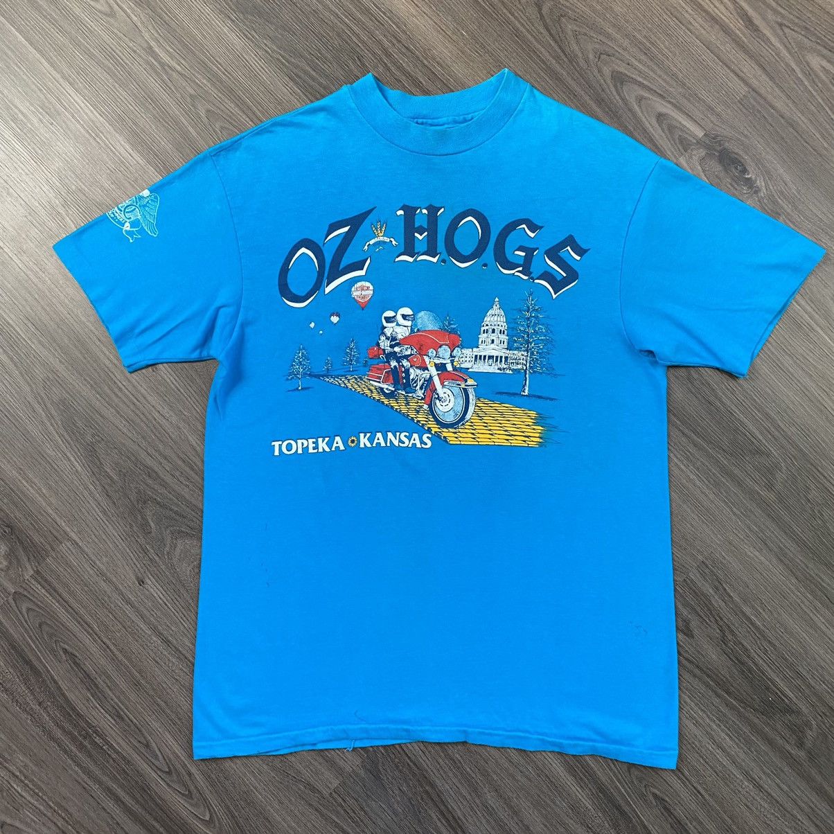 Harley Davidson × Vintage Vintage Harley Davidson Topeka Kansas 1990 T ...