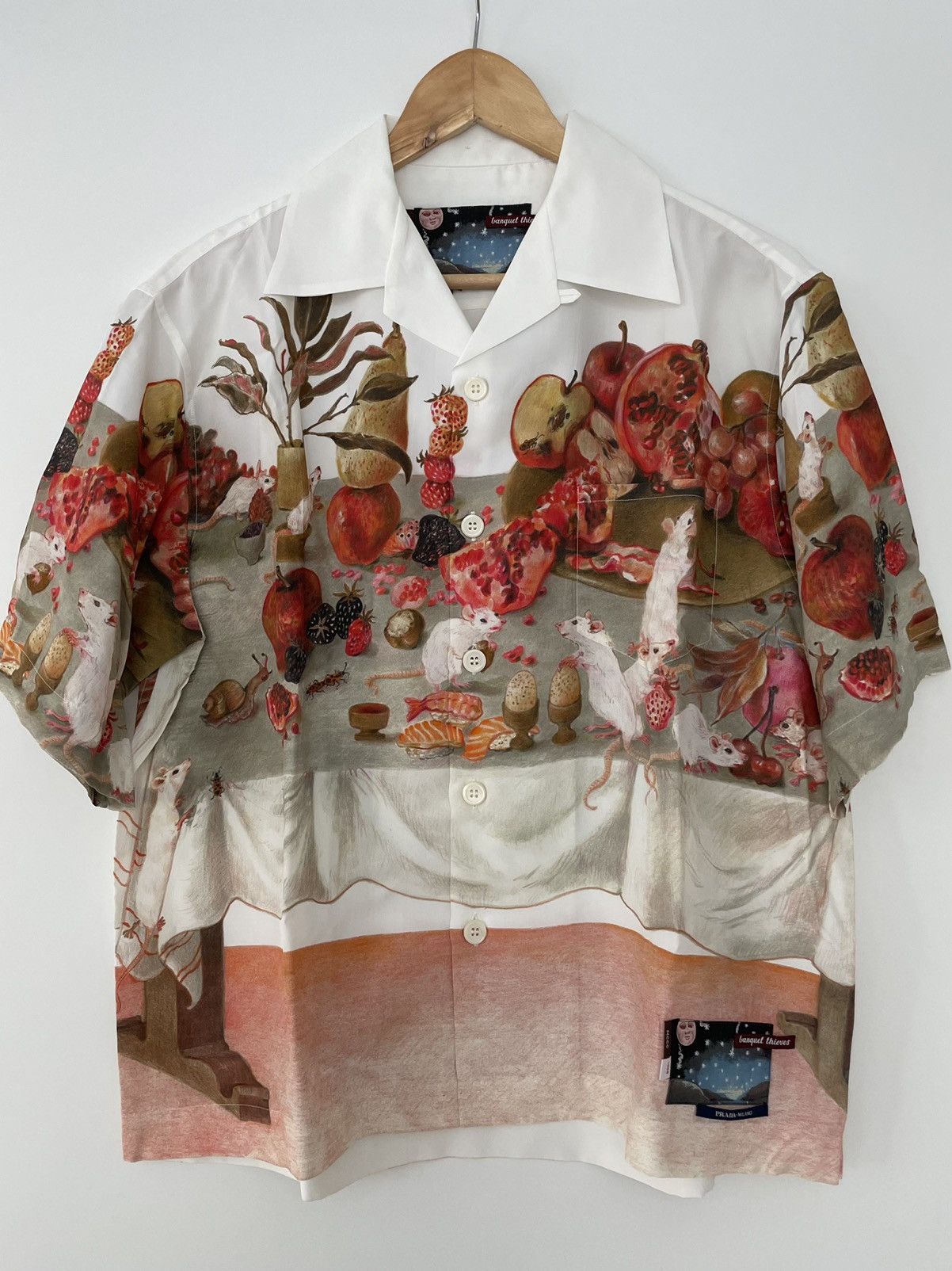 Prada Christophe Chemin “Banquet Thieves” Viscose Shirt | Grailed