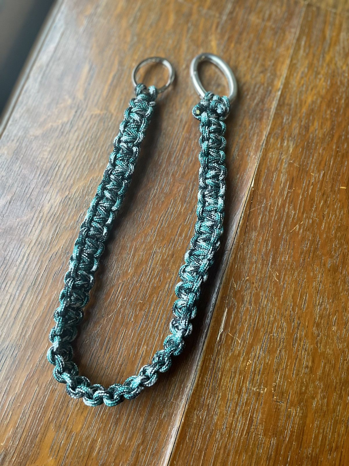 Military × Other Macrame Army military tech Key holder carabiner ...