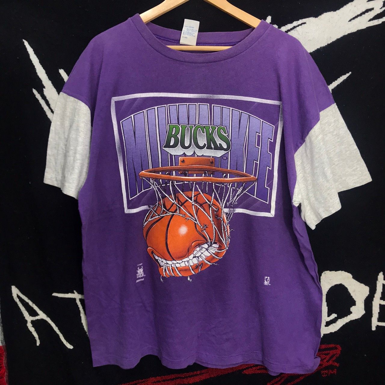 Vintage Milwaukee Bucks Vintage 90s NBA Basketball Shirt XL | Grailed