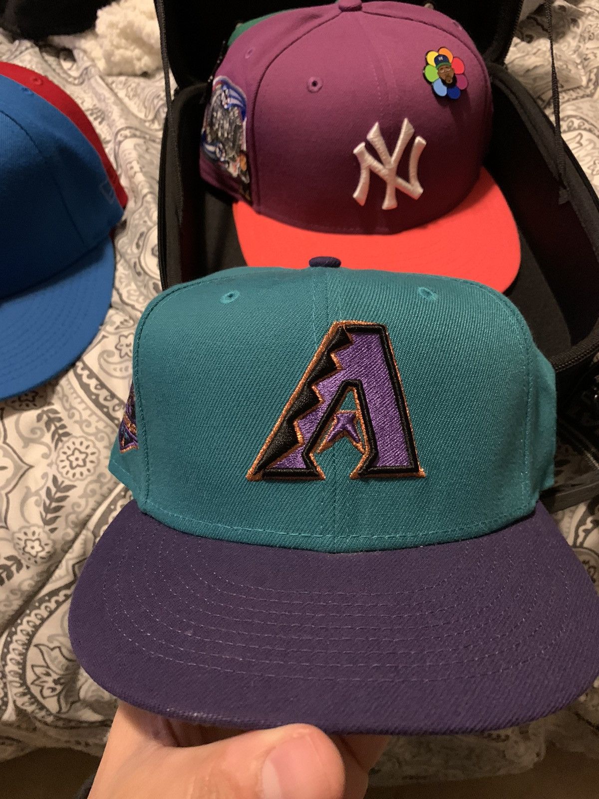Hat Club Hat Club Diamondbacks 1998 Inaugural patch size 7 1/2 | Grailed