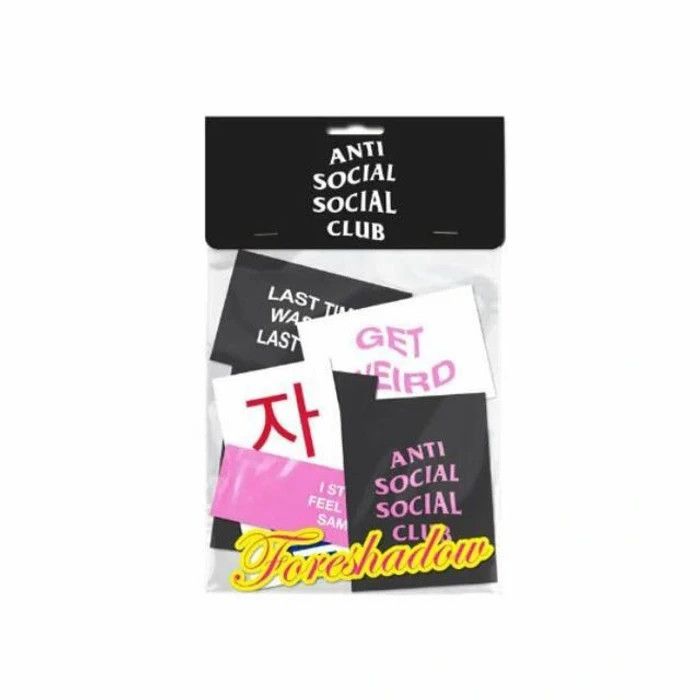 Anti Social Social Club Anti Social Social Club Sticker Pack | Grailed