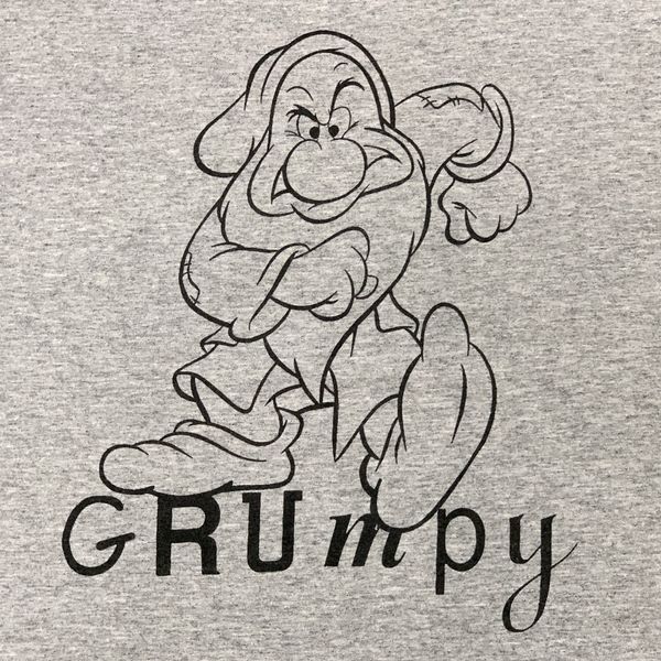 Vintage Walt Disney World Grumpy Dwarf T-Shirt | Grailed
