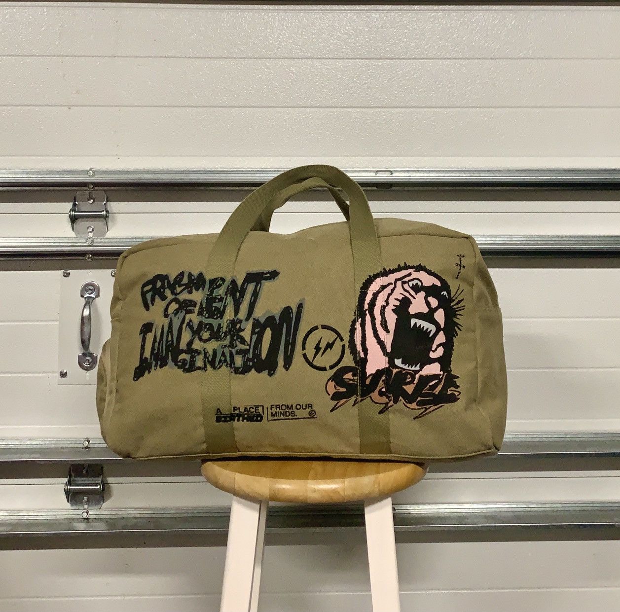 Travis Scott Cactus Jack x Fragment Duffle Bag Travis Scott | Grailed