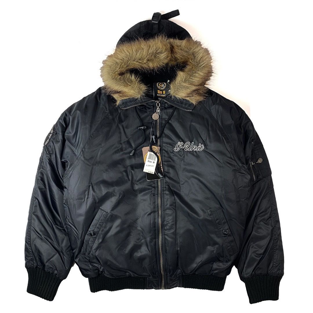 50 Cent × G Unit × Vintage G-UNIT BOMBER PUFFER JACKET 50 CENT | Grailed