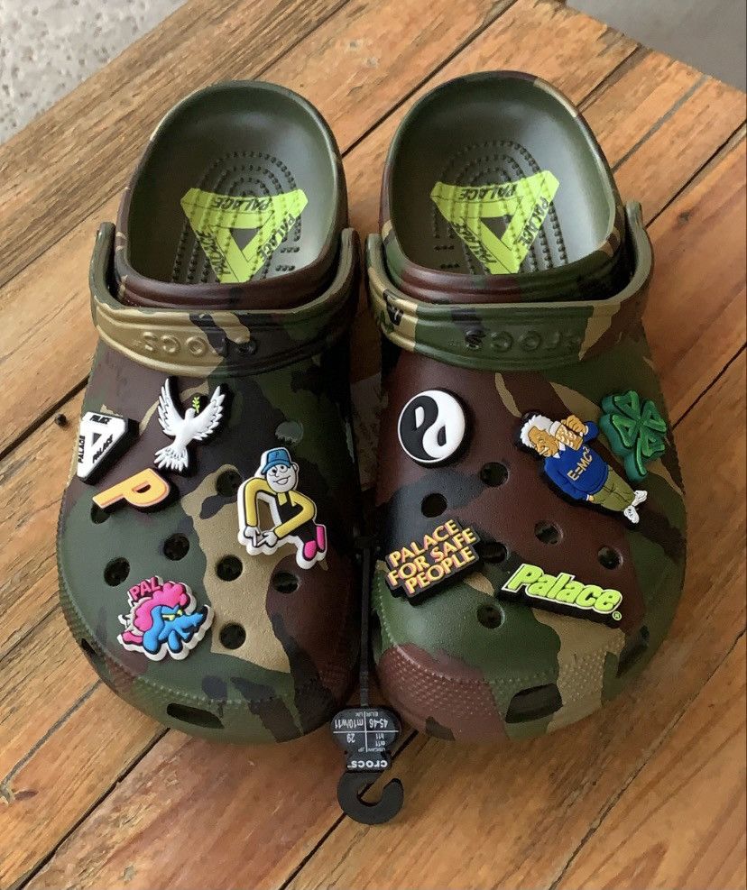 Crocs × Palace Crocs Classic Clog Palace Jungle Camo | Grailed