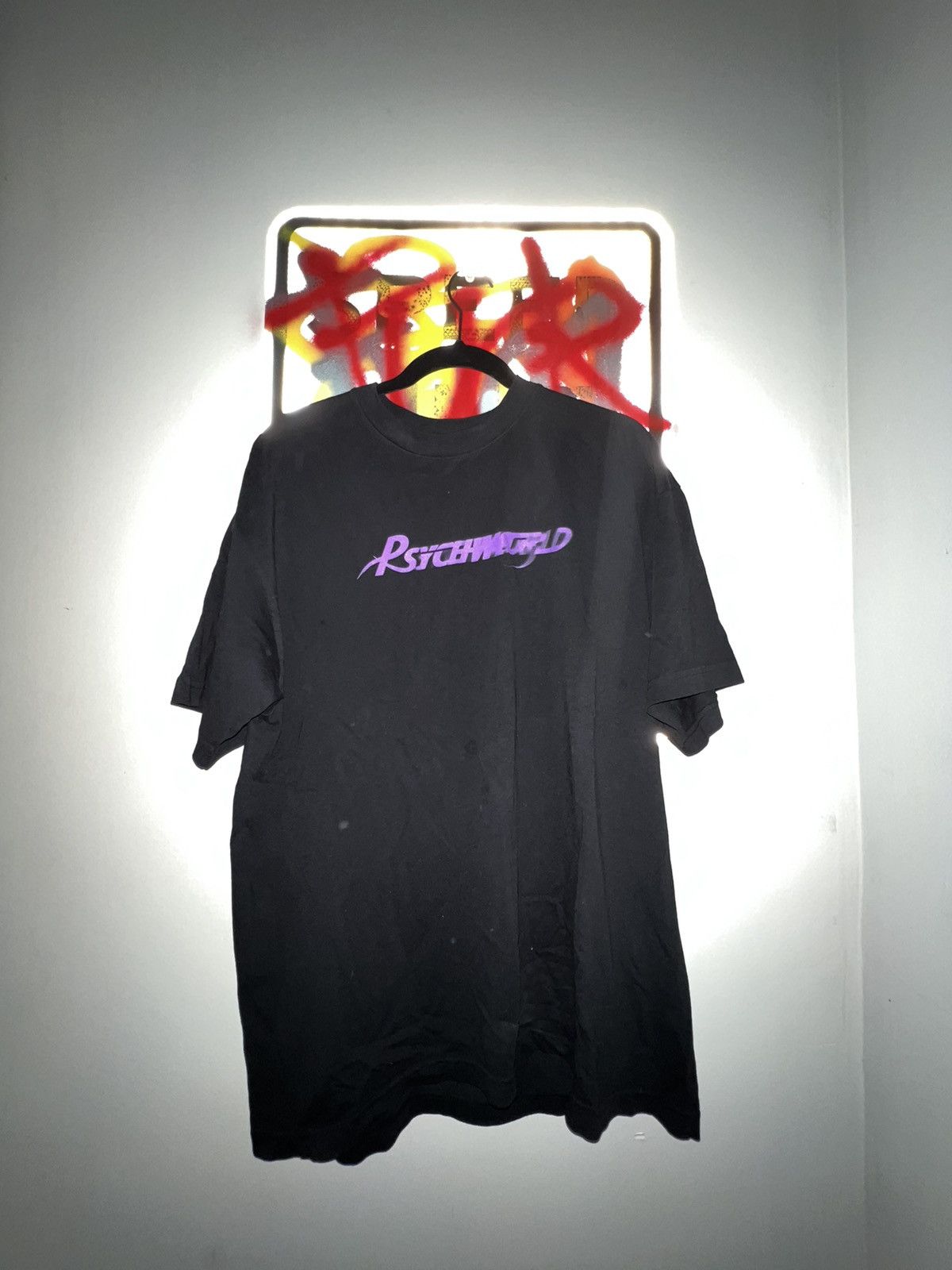 Psychworld Psychworld Purple Logo Tee | Grailed