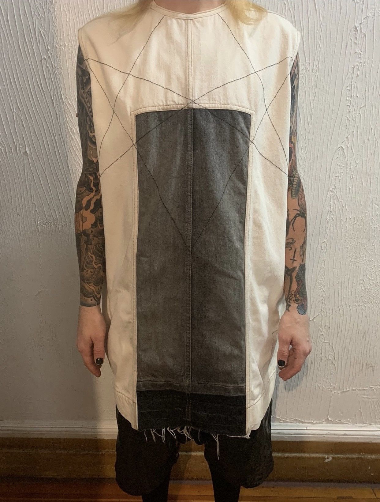 Rick Owens Rick Owens Drkshdw Reverse Jumbo Fork Pentagram Tunic | Grailed