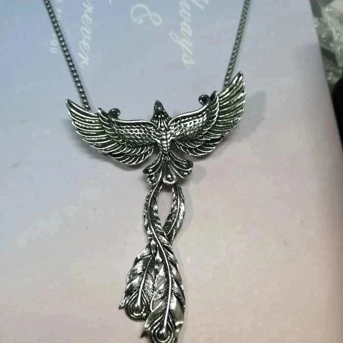Jewelry × Streetwear Gothic Vintage Punk Phoenix Necklace Chains ...