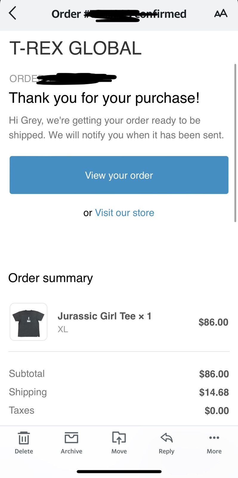 Streetwear T-REX Global Jurassic Girl Tee | Grailed