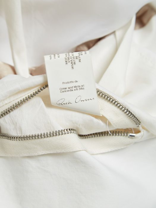 Rick Owens SS09 Strutter Light White Tubeway Coat | Grailed