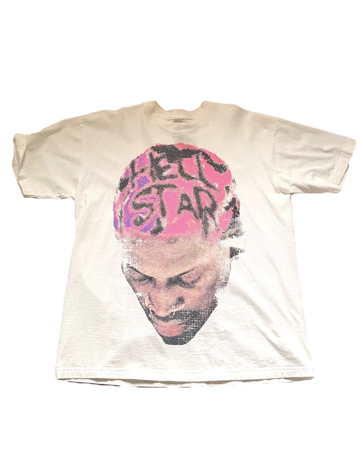 Streetwear Hellstar Studios Dennis Rodman “Bad Boy” Tee | Large | Grailed