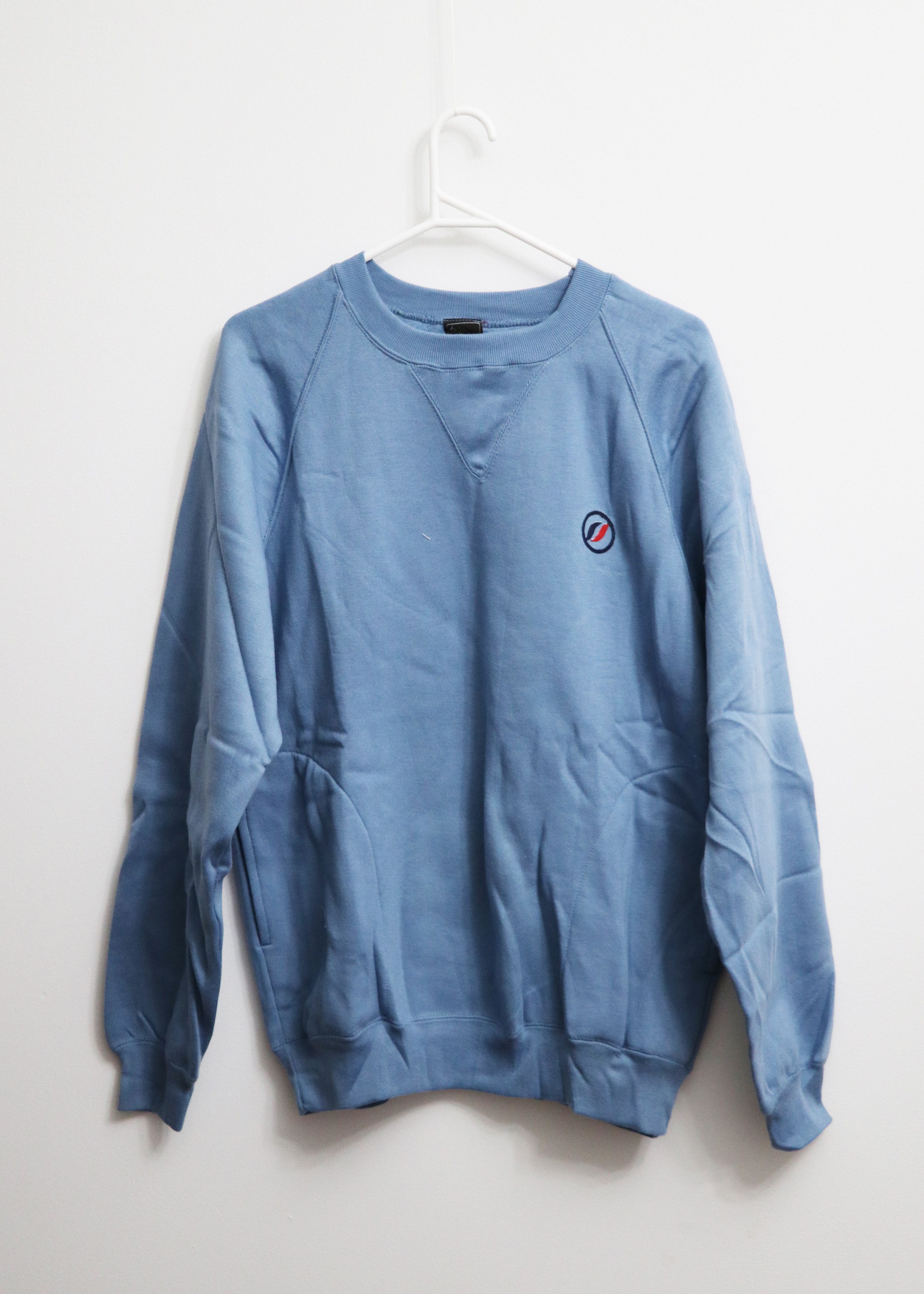 Vintage Baby Blue Jumper with Pockets | Grailed