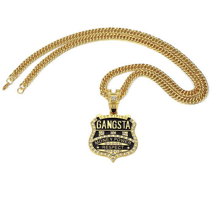 Vintage GANGSTA Band Pendant Necklace | Grailed