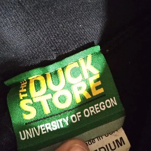 Vintage Vintage Oregon Ducks Neon Sign Logo Hoodie Sweatshirt | Grailed
