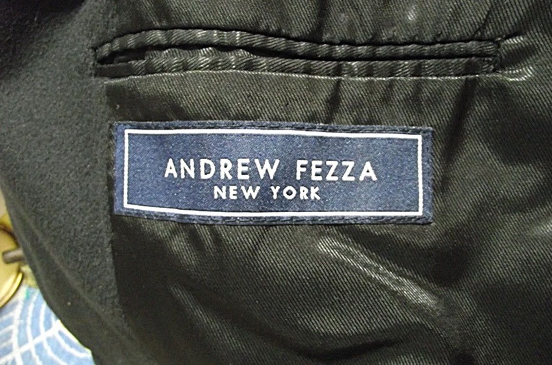 Andrew Fezza Mens 100% Italian Cashmere Black Blazer | Grailed