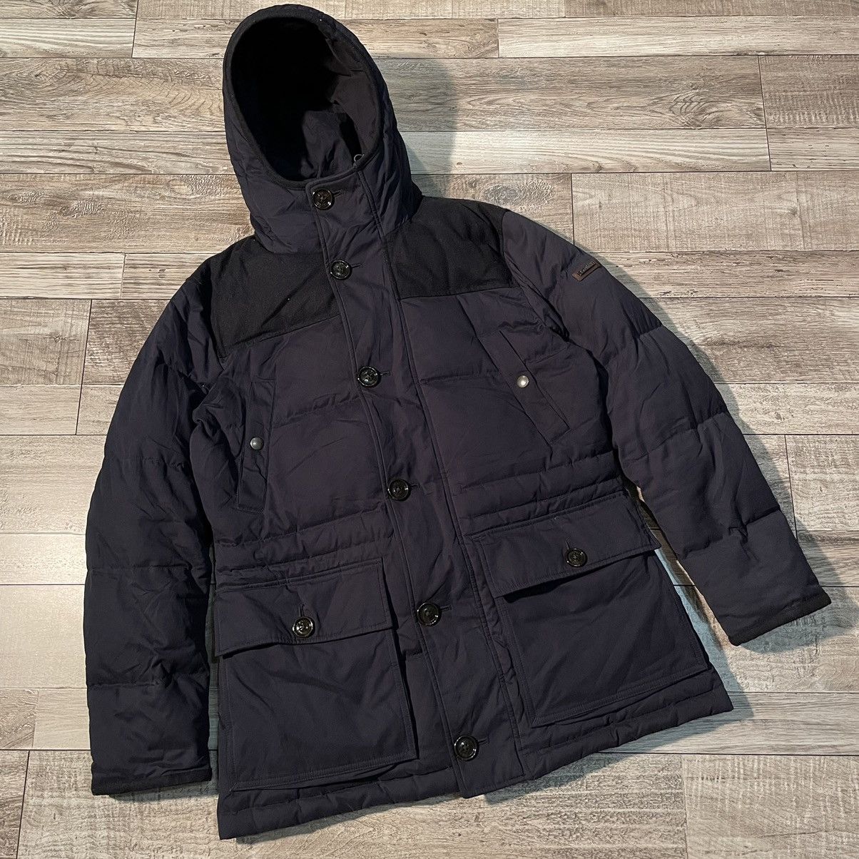 Hackett HACKETT WOOL COUNTRY PARKA PUFFER JACKET | Grailed