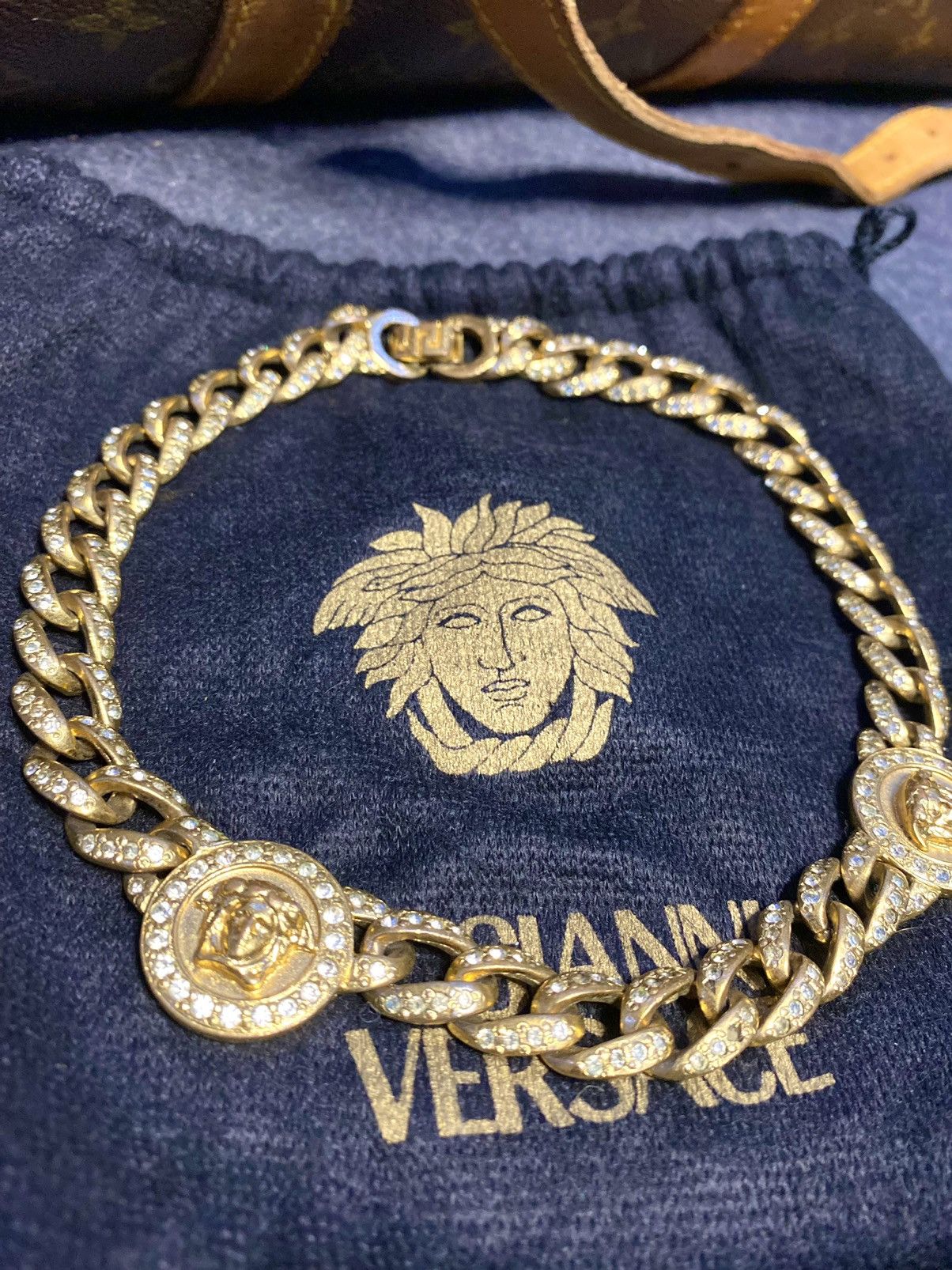 Versace Versace Cuban Link Chain/Necklace | Grailed