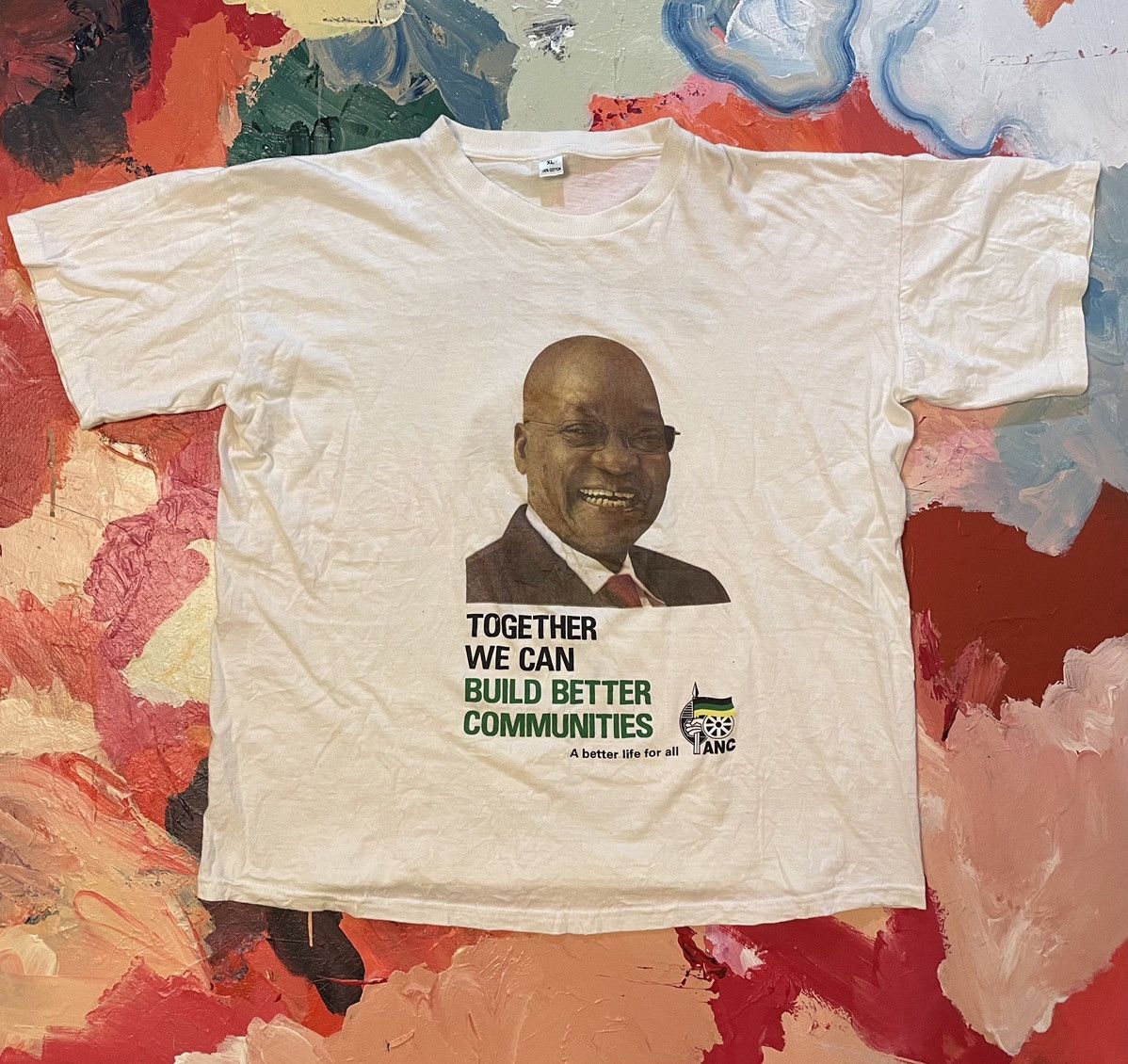 Vintage Vintage South African ANC Graphic Political T-Shirt | Grailed