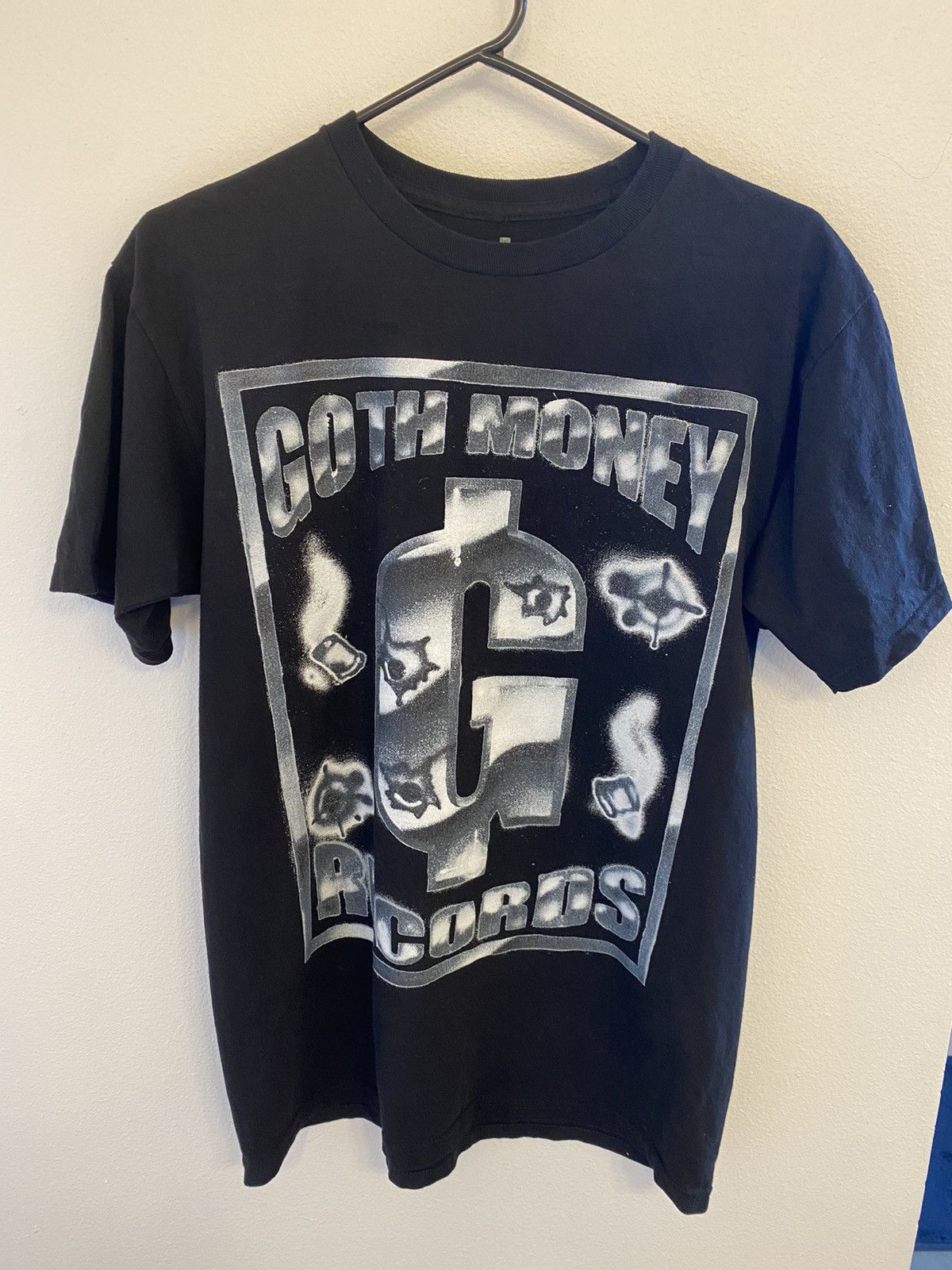 Goth Money Goth Money Records Airbrush Logo Tee | Grailed