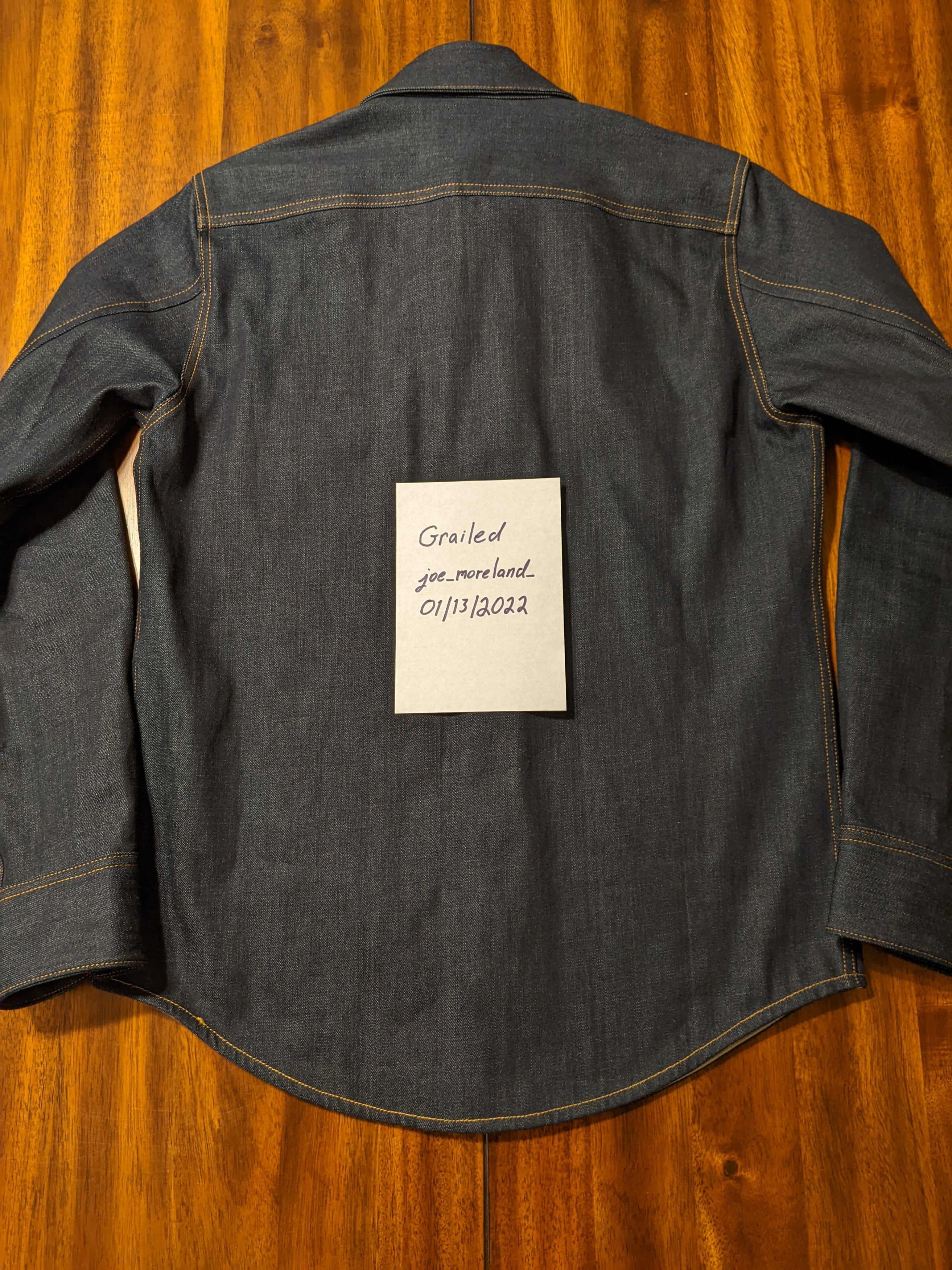 Vintage Ship John Townes Western Shirt Indigo Selvedge Denim V2 | Grailed