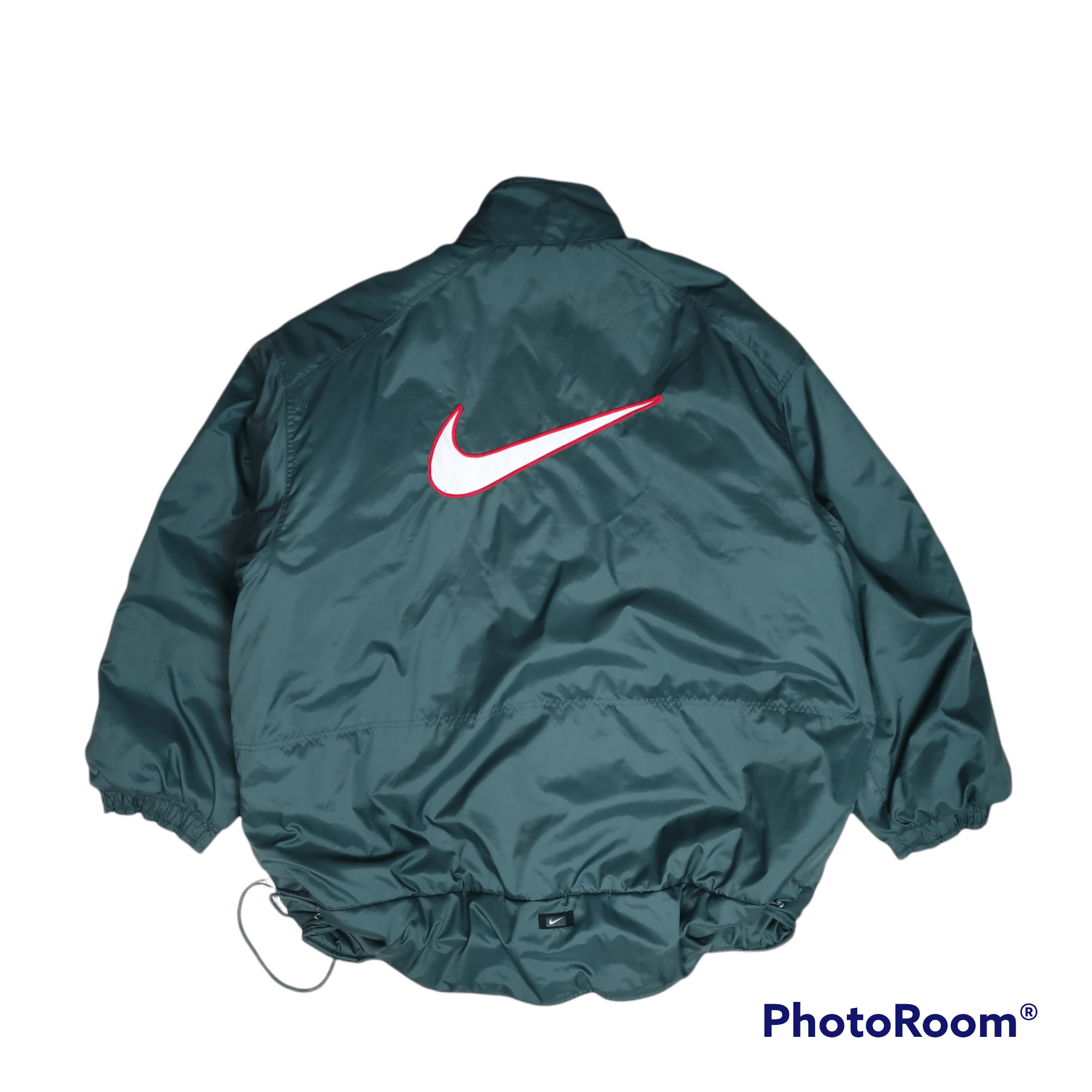 Nike × Vintage Vintage Nike center big swoosh jacket 90s | Grailed