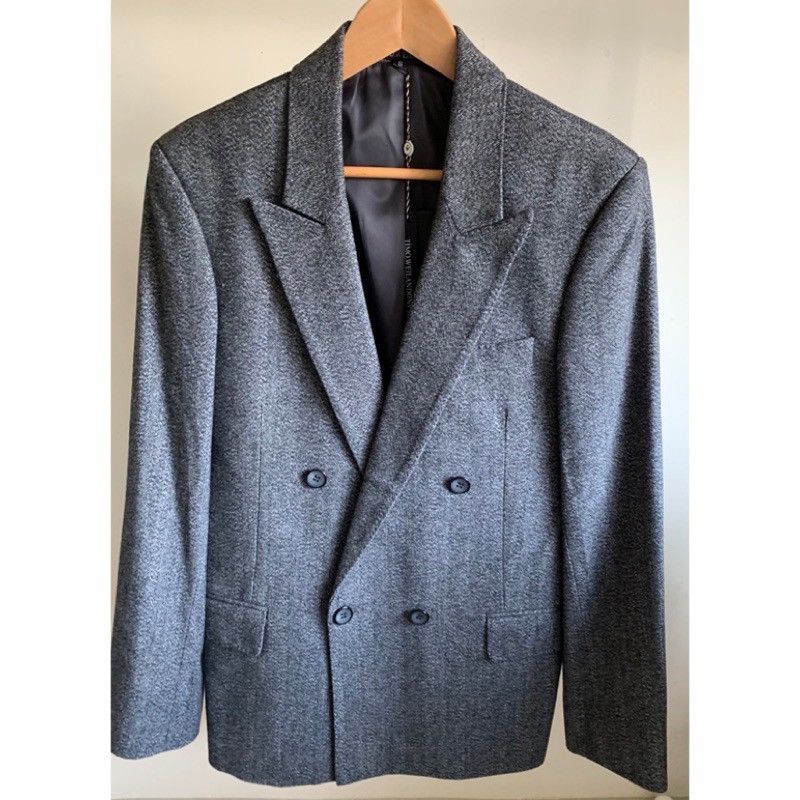 Timo Weiland Men's Timo Weiland Slim Double Breasted Wool Blazer Sz S New | Grailed