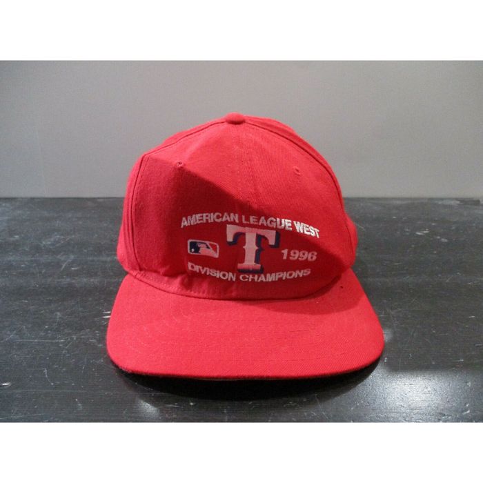 New Era VINTAGE Texas Rangers Hat Cap Snap Back Red Baseball New Era ...